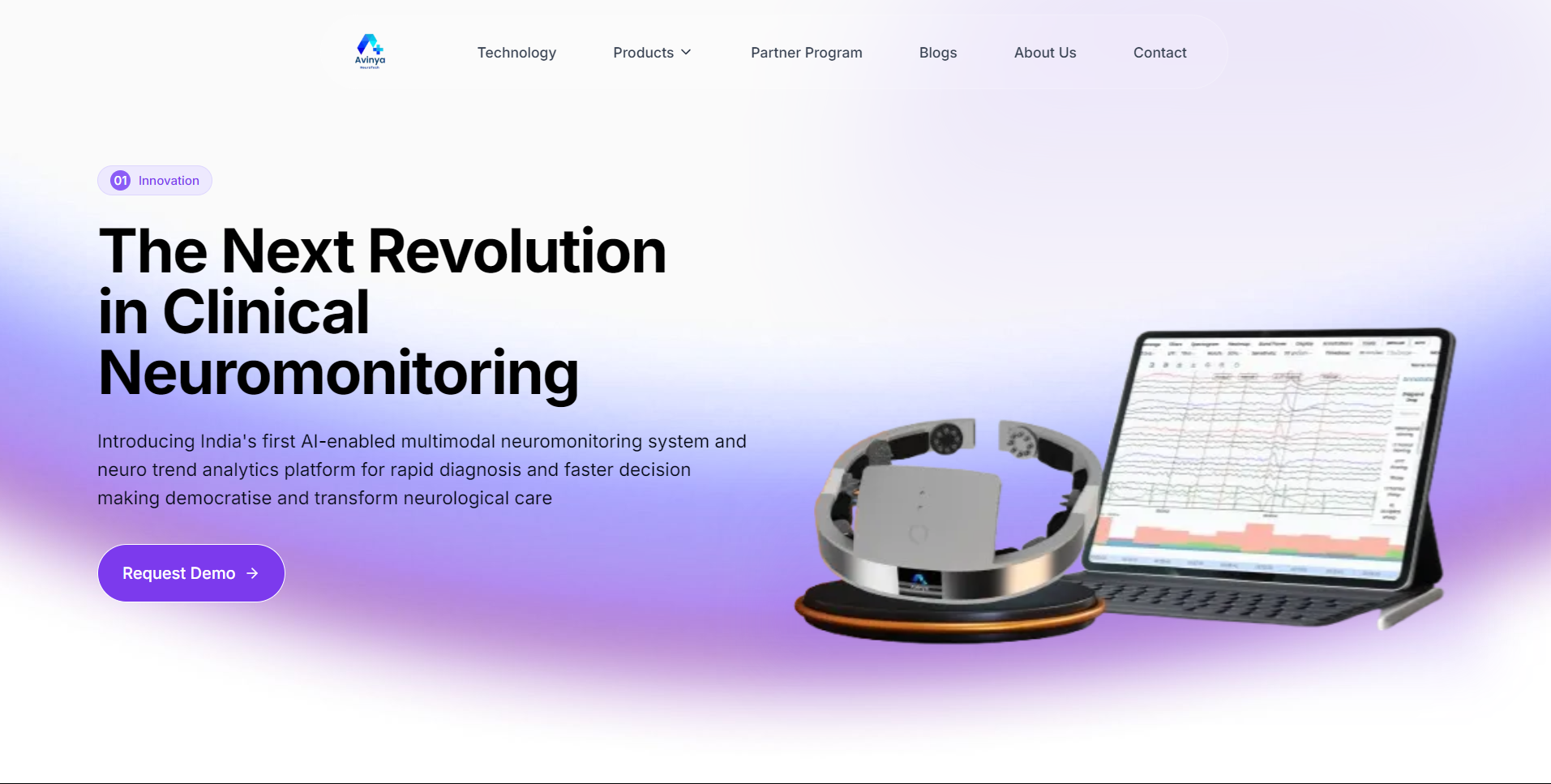 Avinya NeuroTech - AI-Powered Neurological Monitoring Solutions